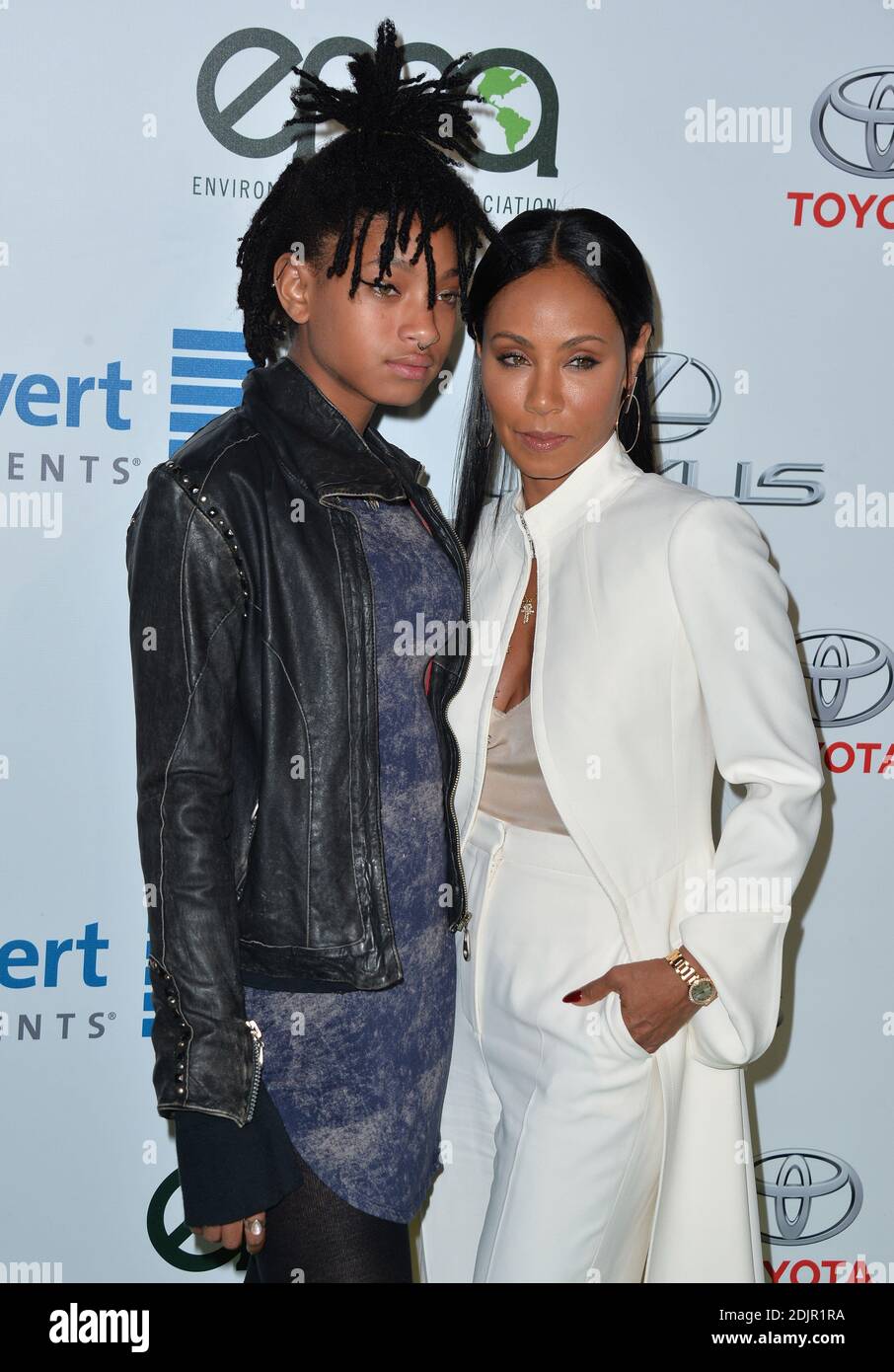 Willow Smith and Jada Pinkett Smith attend the 26th Annual EMA Awards ...