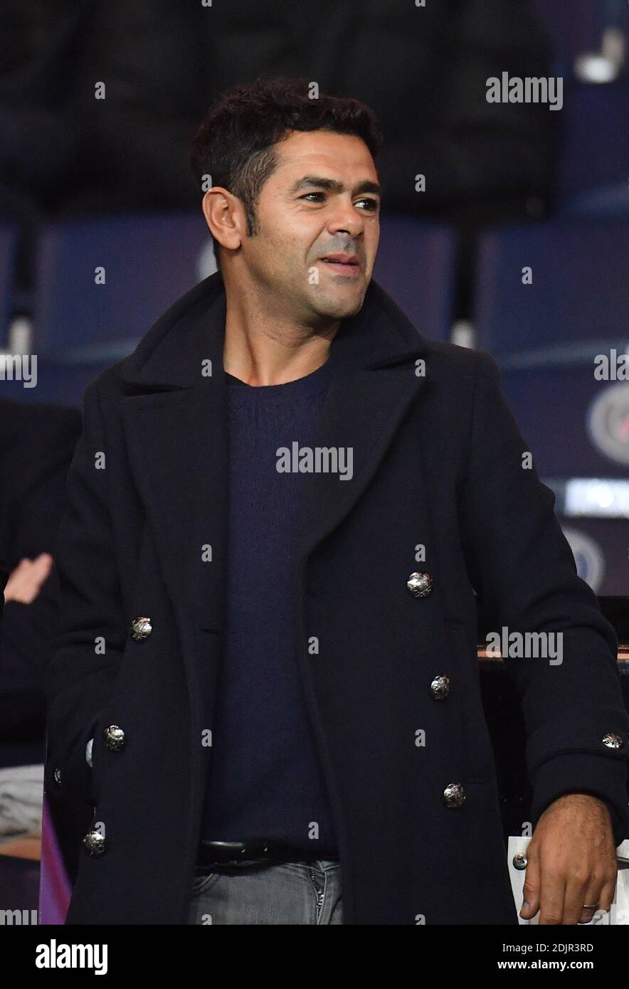 Jamel Debbouze during the French First League soccer match PSG vs OM ...