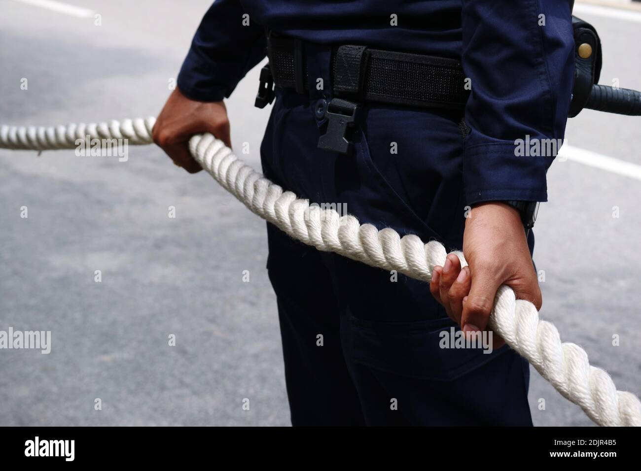Singapore police man hi-res stock photography and images - Alamy
