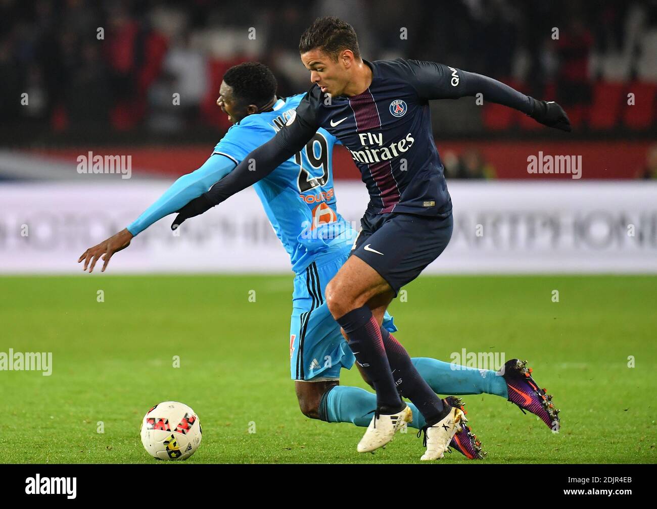 PSG's Ben Arfa during the French First League soccer match PSG vs OM ...
