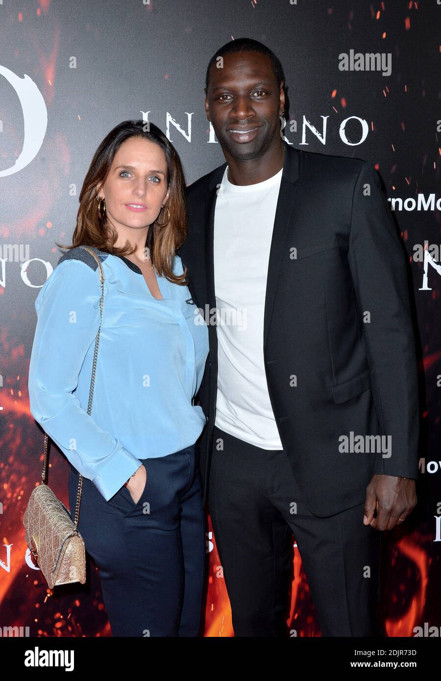 Hélène Sy and Omar Sy attend the premiere of Columbia Pictures "Inferno ...