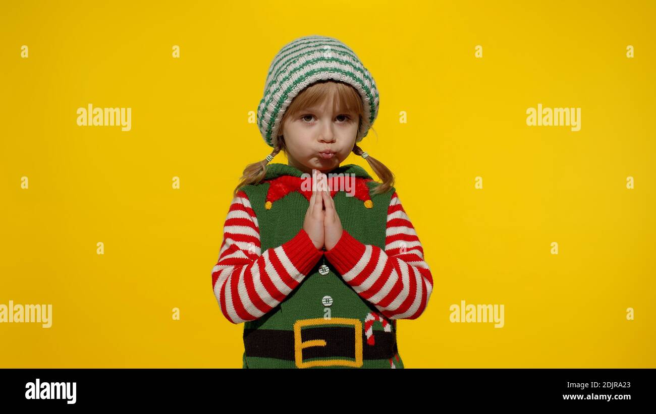 Child girl praying pleading hi-res stock photography and images - Alamy
