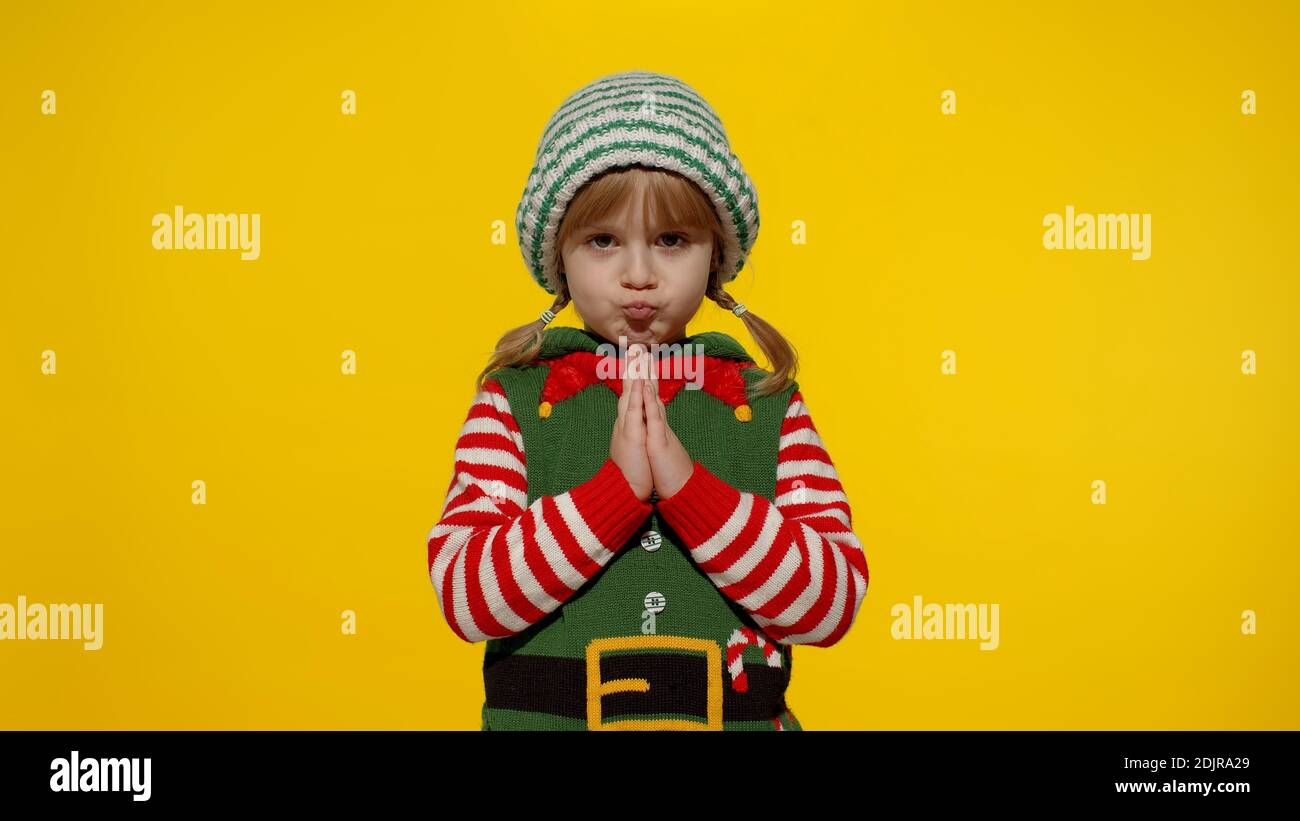 Child girl praying pleading hi-res stock photography and images - Alamy