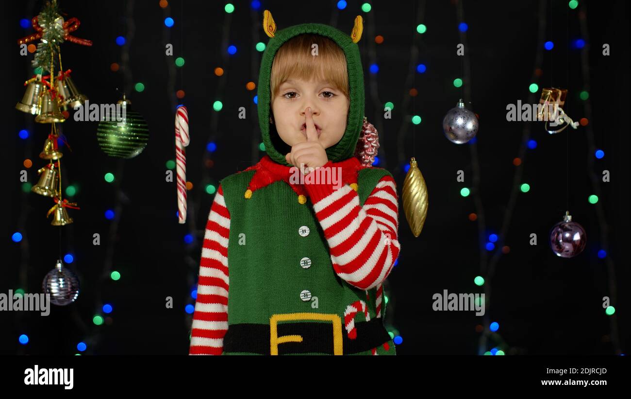Shhh santa hi-res stock photography and images - Alamy