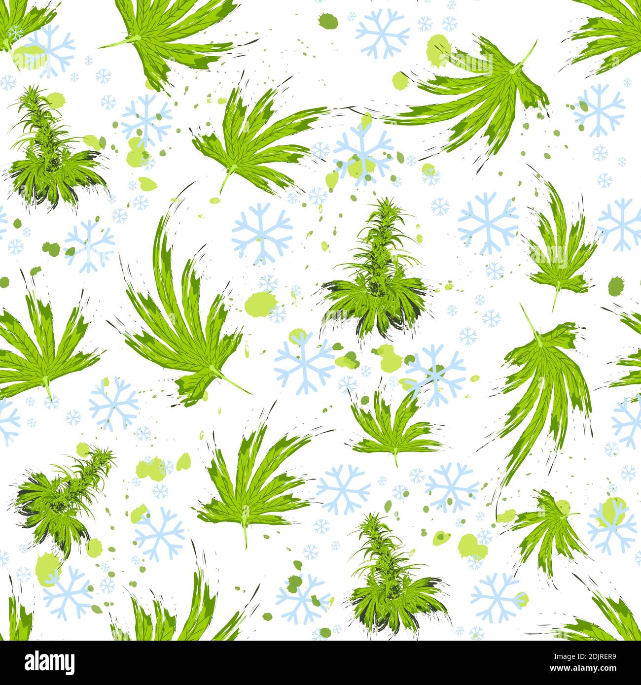 Bush new leaves Stock Vector Images - Alamy