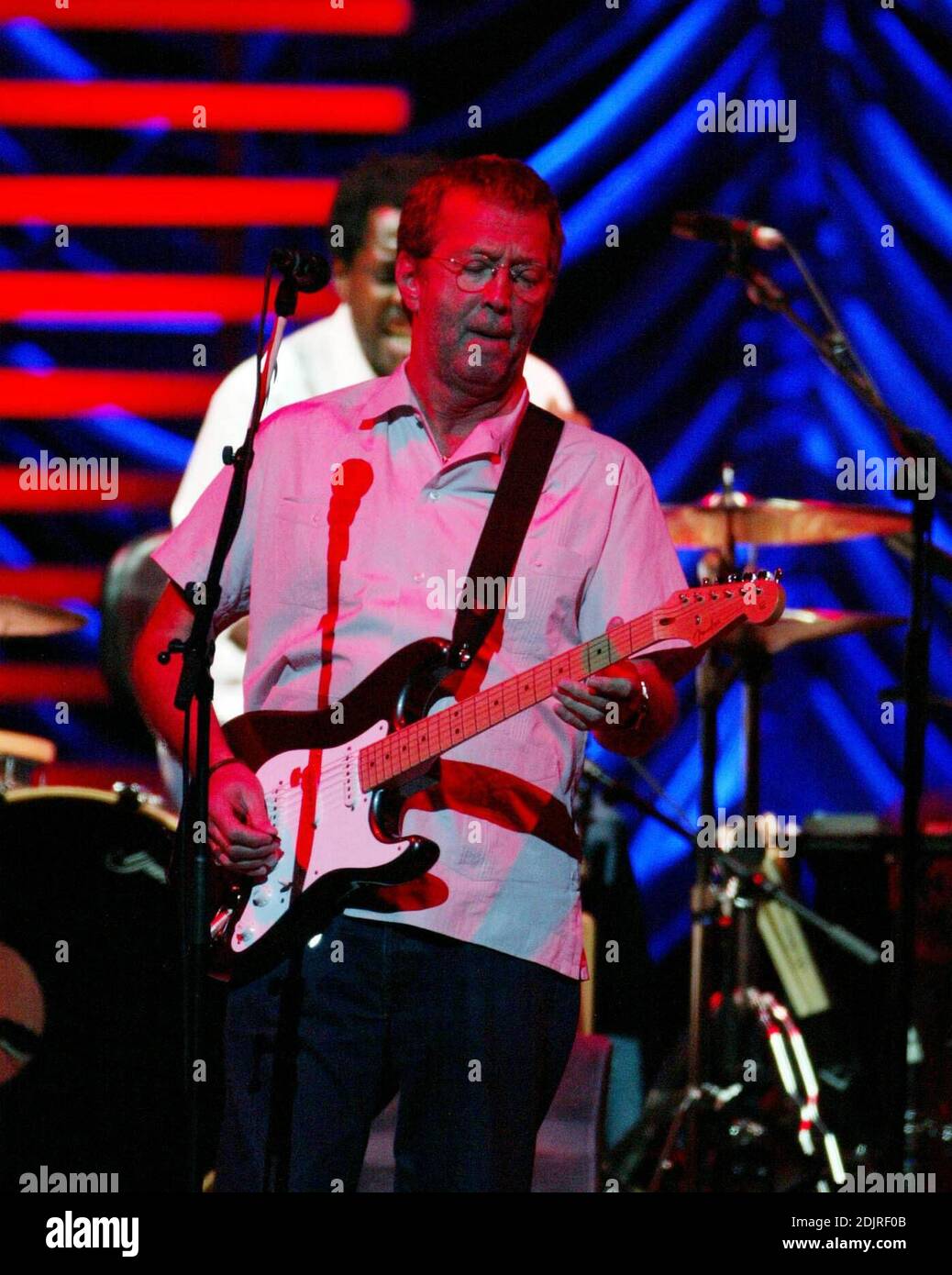 Eric Clapton rocks the crowd at the American Airlines Arena in Miami Fl ...