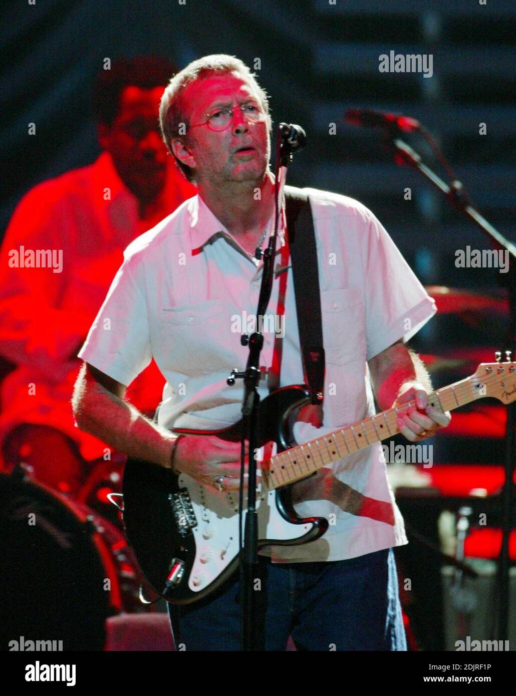 Eric Clapton rocks the crowd at the American Airlines Arena in Miami Fl ...