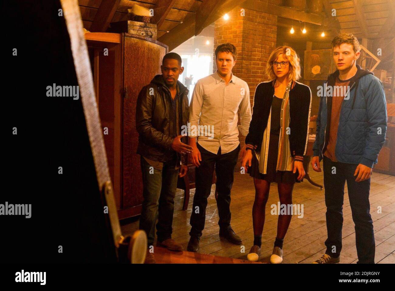 PARALLEL, from left: Aml Ameen, Martin Wallstrom, Georgia King, Mark O ...