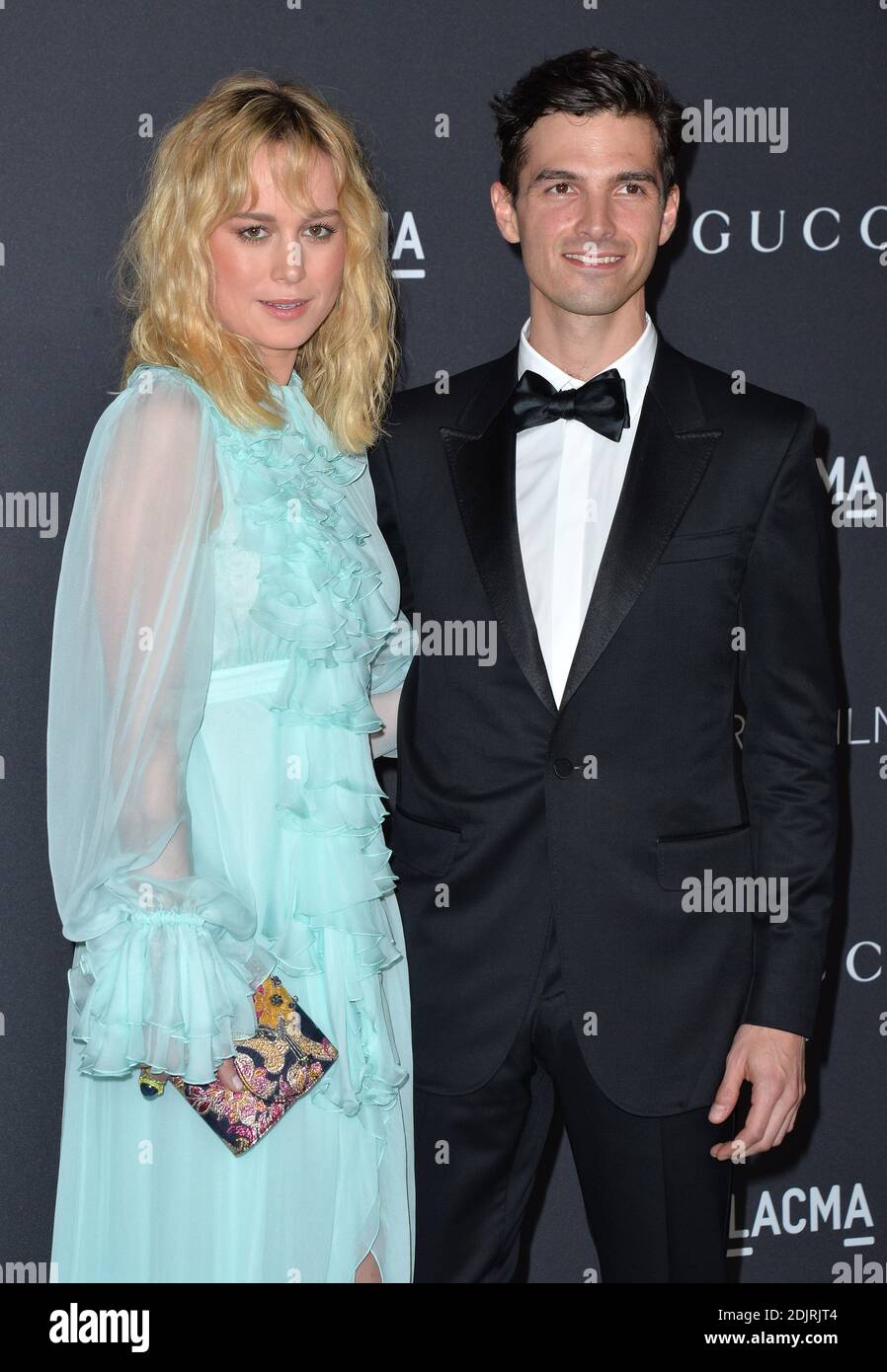 Alex Greenwald and Brie Larson attend the 2016 LACMA Art + Film Gala ...