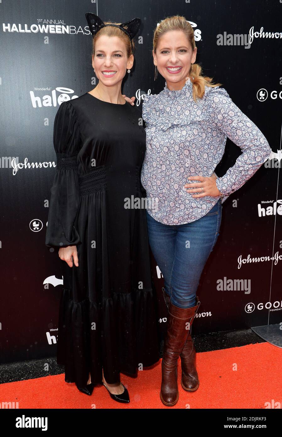 Jessica Seinfeld and Sarah Michelle Gellar attend the GOOD+ Foundation ...