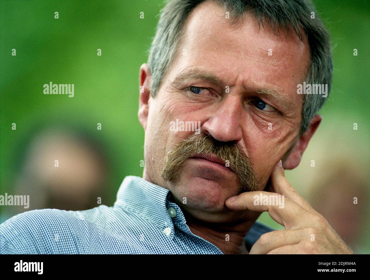 File picture of Jose Bove in Uzeste, France in 1997. Photo by Damien ...