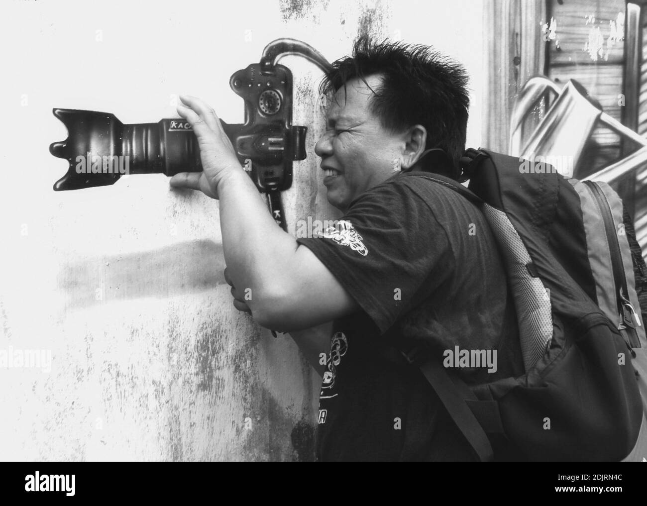 Photographic Optical Illusion Black and White Stock Photos & Images - Alamy