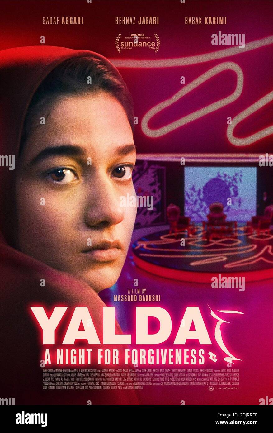 YALDA, A NIGHT FOR FORGIVENESS, US poster, Sadaf Asgari, 2019. © Film ...