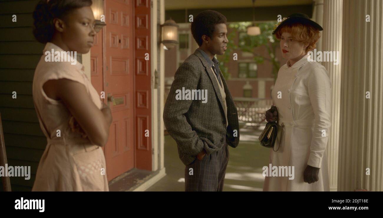 FARGO, from left: E'myri Crutchfield, Matthew Elam, Jessie Buckley ...