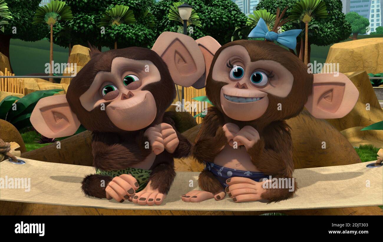 MADAGASCAR: A LITTLE WILD, from left: Dave, Pickles (voice: Candace ...