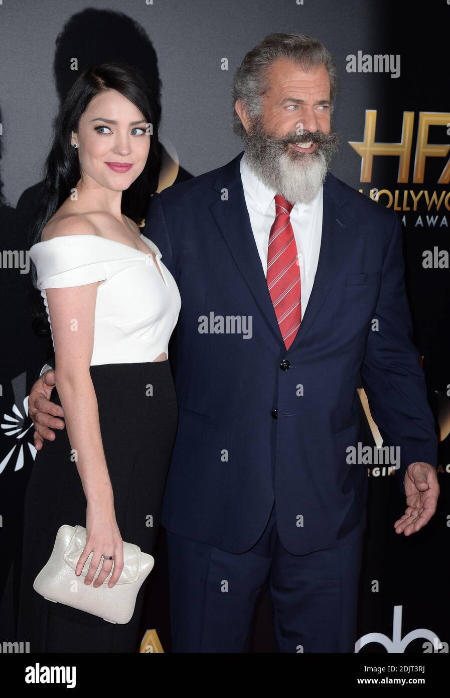 Rosalind Ross, Mel Gibson attend the 20th Annual Hollywood Film Awards ...