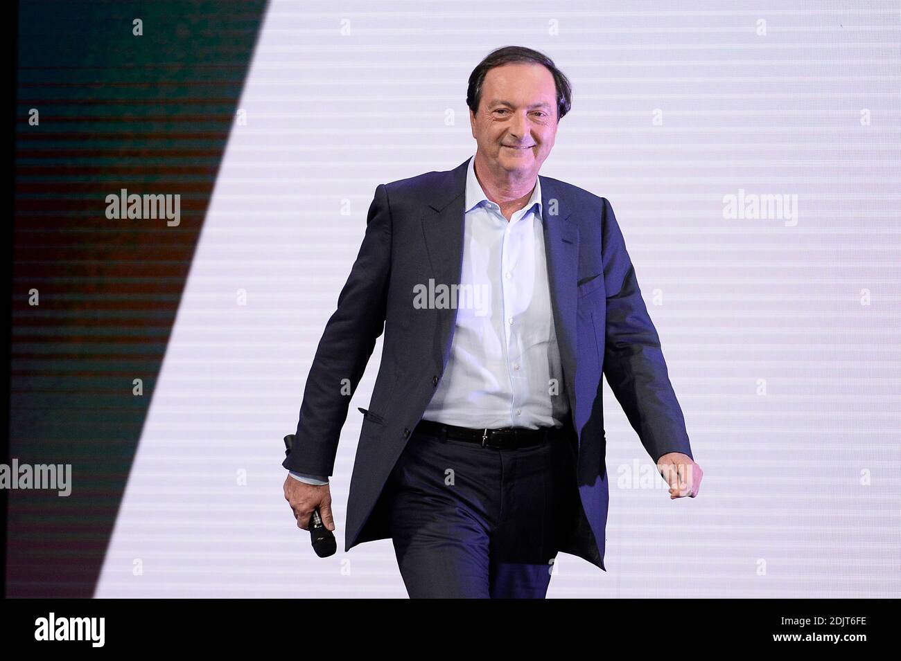 Leclerc's Chief Executive Officier Michel Edouard Leclerc during the ...