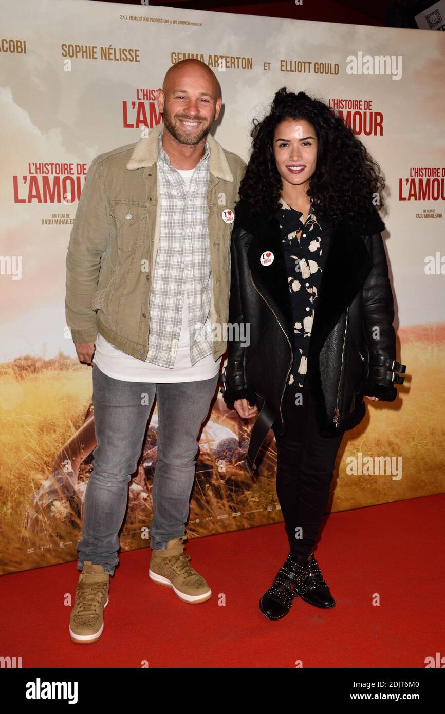 Sabrina Ouazani, Franck lors de la premiere de L'histoire De L'Amour au ...
