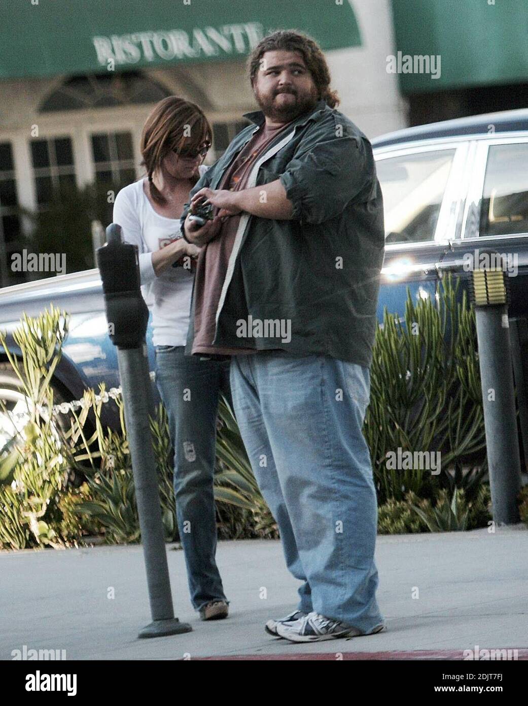 Lost actor, Jorge Garcia, shopping in Beverly HIlls, Ca. 11/10/06 Stock ...