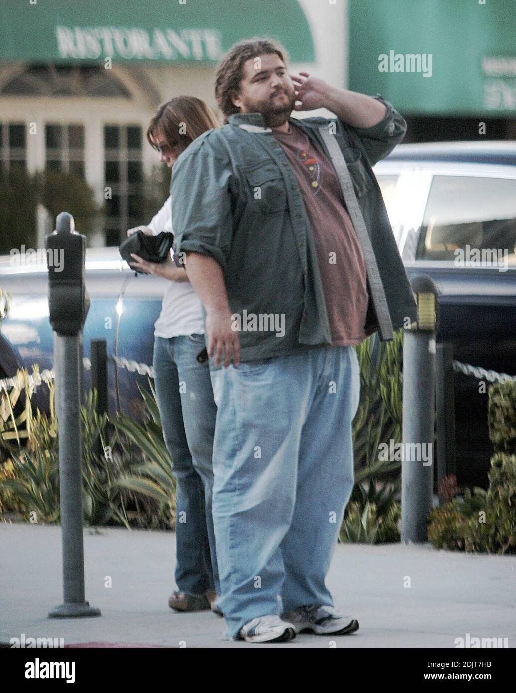 Lost actor, Jorge Garcia, shopping in Beverly HIlls, Ca. 11/10/06 Stock ...
