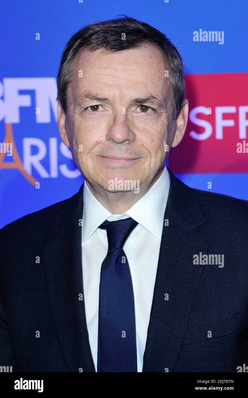 Alain Weill assiste au lancement de la chaine BFM Paris au Cafe de l ...