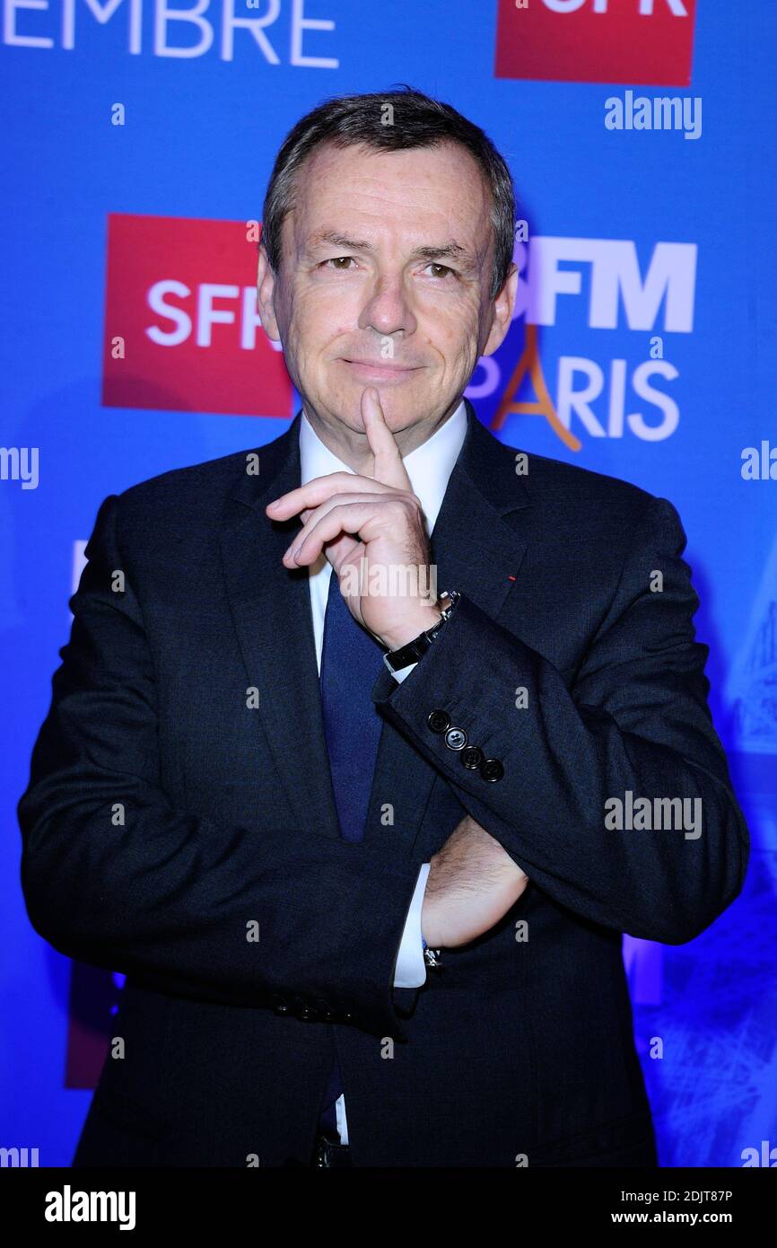 Alain Weill assiste au lancement de la chaine BFM Paris au Cafe de l ...