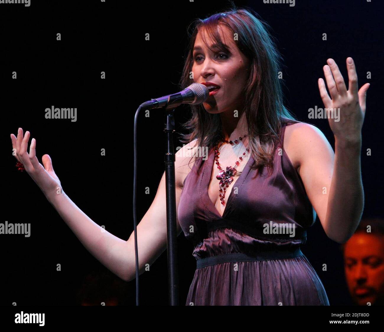 Pink Martini lead singer China Forbes performs in concert at the ...