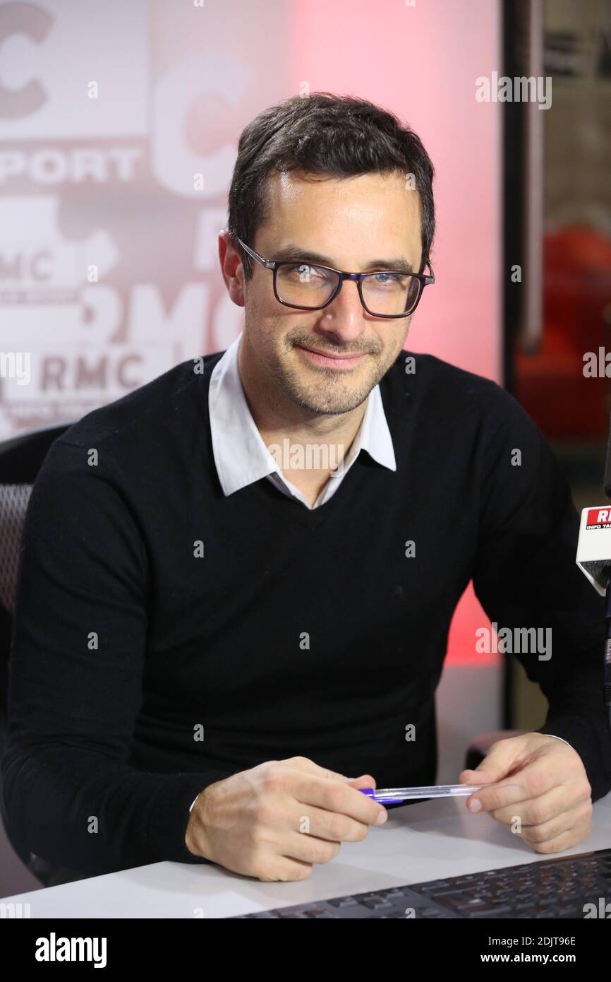 Exclusive - Pierre Dorian at the 'Super Moscato Show' talk show on RMC ...