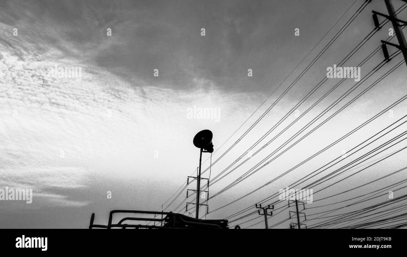 Megaphone silhouette hi-res stock photography and images - Alamy