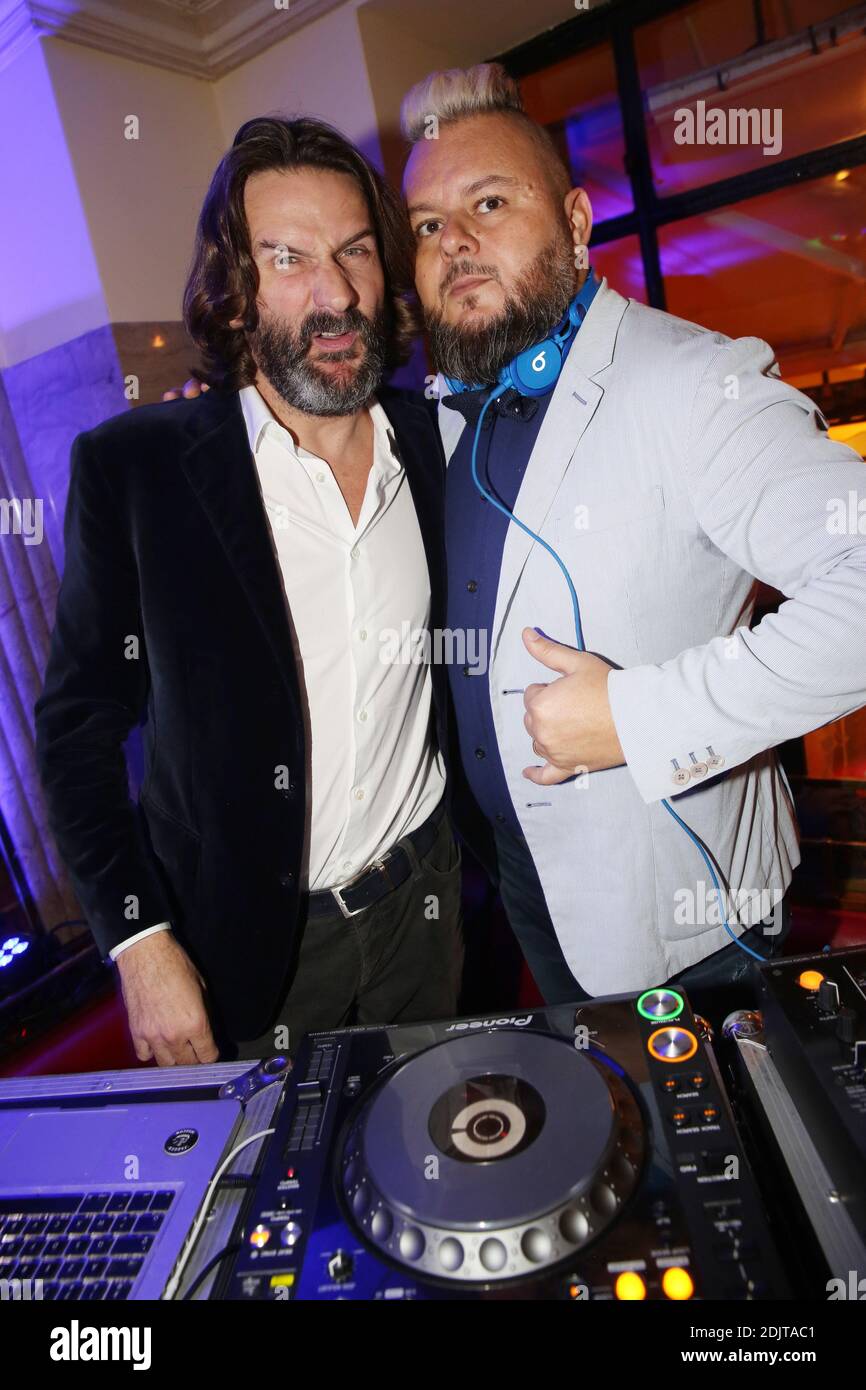 Frederic Beigbeder and Greg Boust attending the Prix De Flore 2016 at ...
