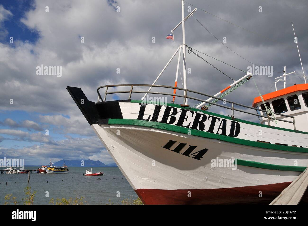 South America, Chile, Xll Region, Patagonia, Puerto Natales, Seno ...