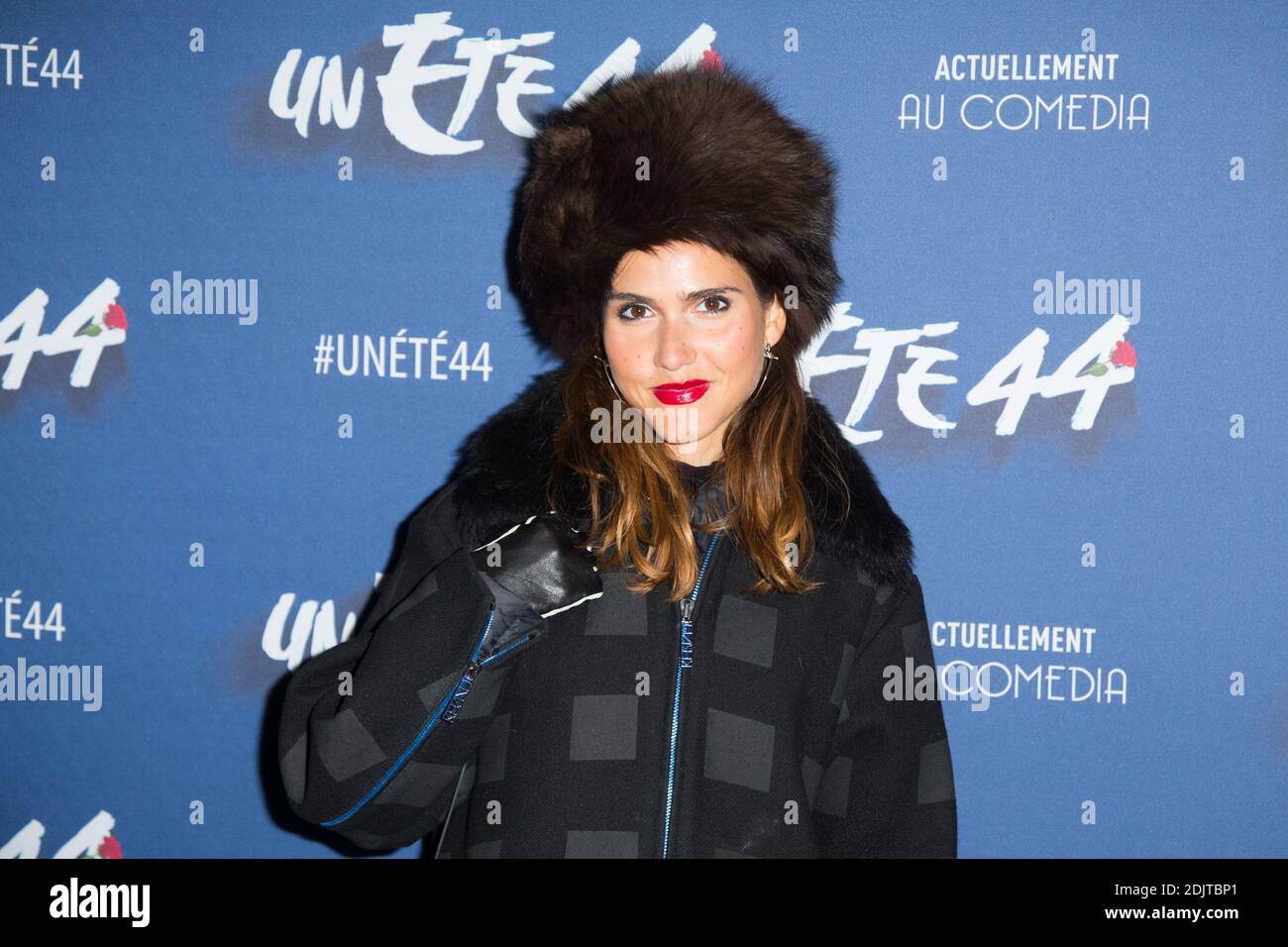Joyce Jonathan arrive au photocall du spectacle musical Un Ete 44 au ...