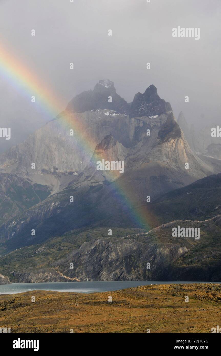 South America, Chile, Xll Region, Patagonia, Torres del Paine National ...