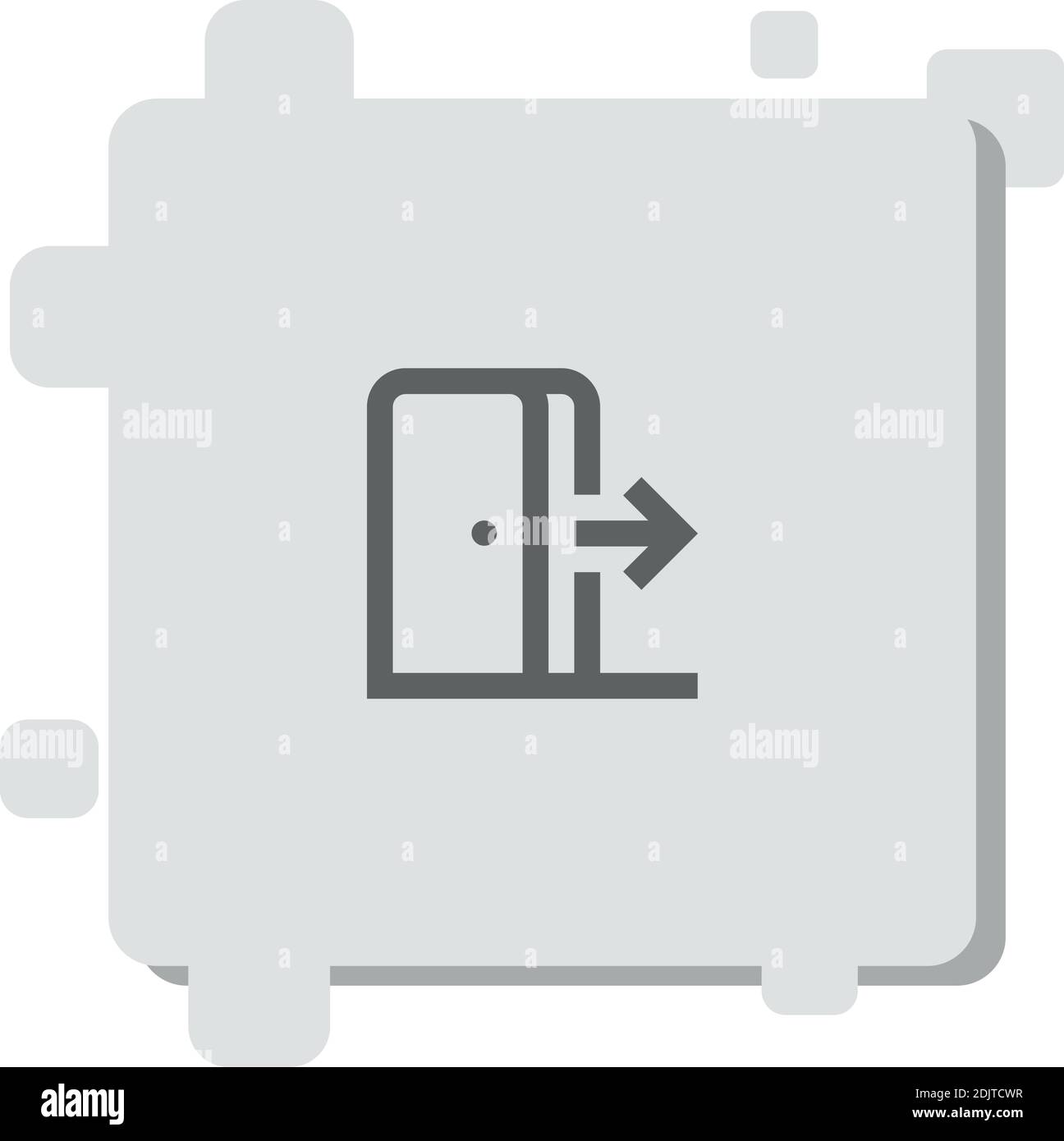logout vector icon modern simple vector illustration Stock Vector Image ...