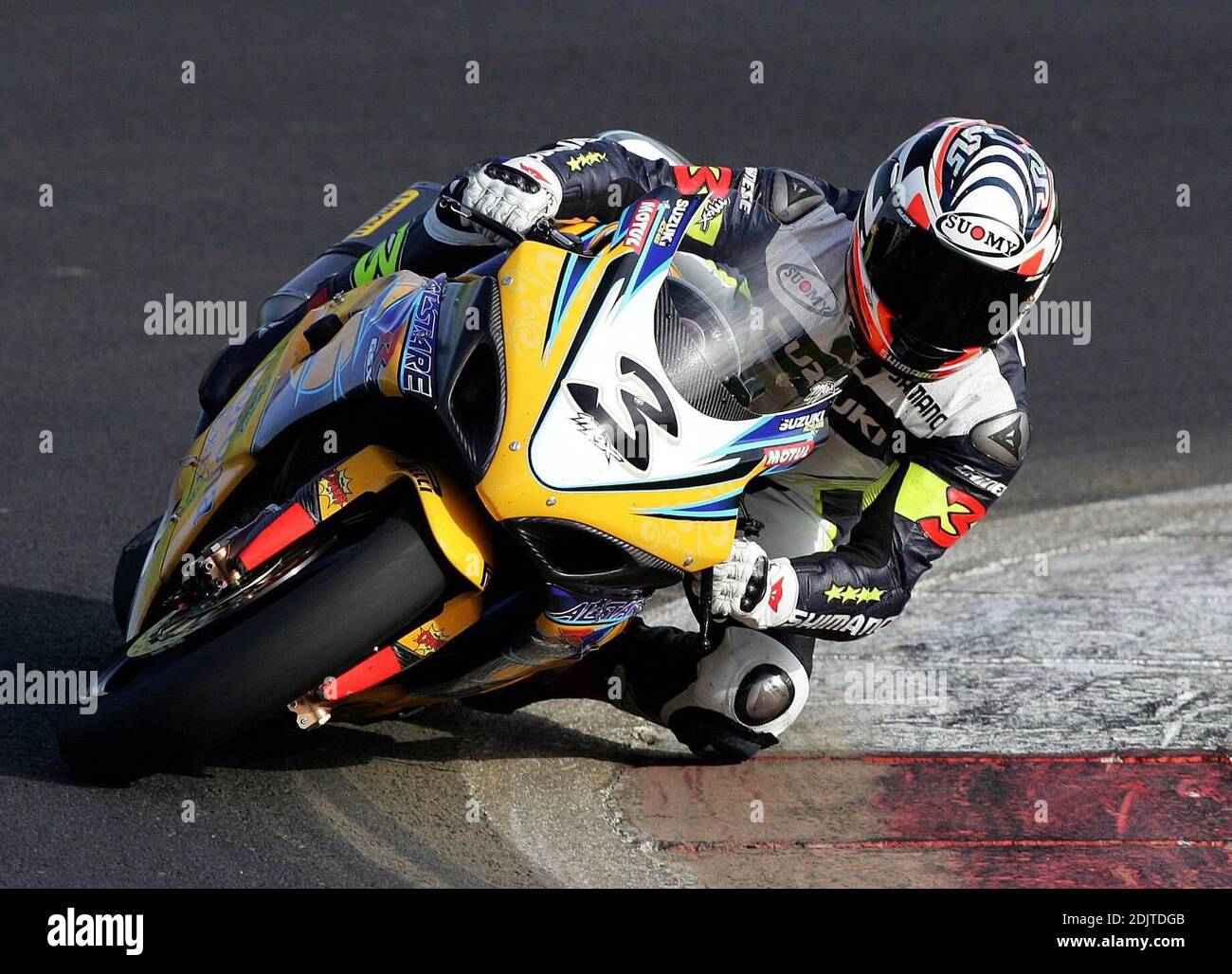 Ex World Champion Max Biaggi debuts his new Suzuki superbike ...