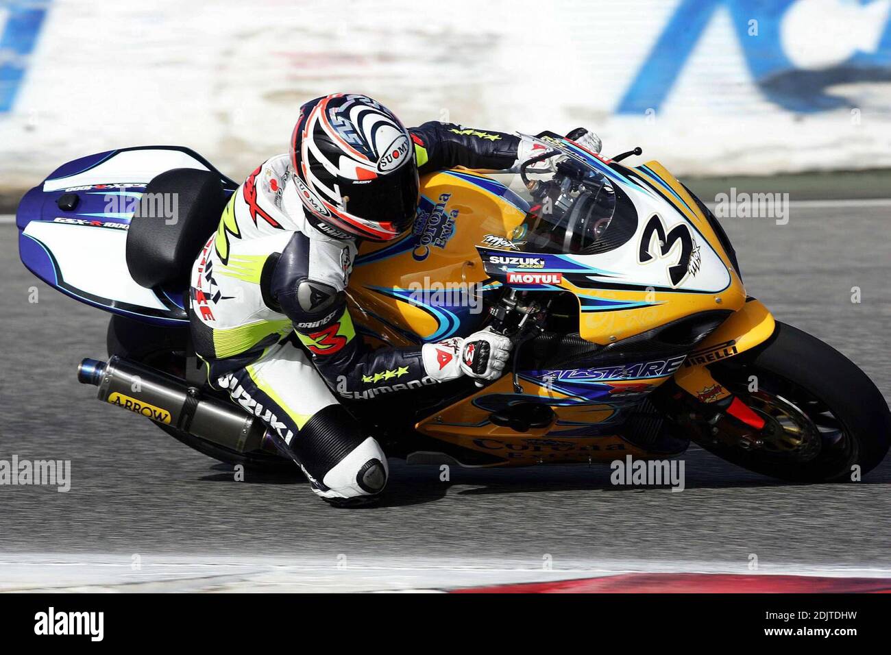 Ex World Champion Max Biaggi debuts his new Suzuki superbike ...