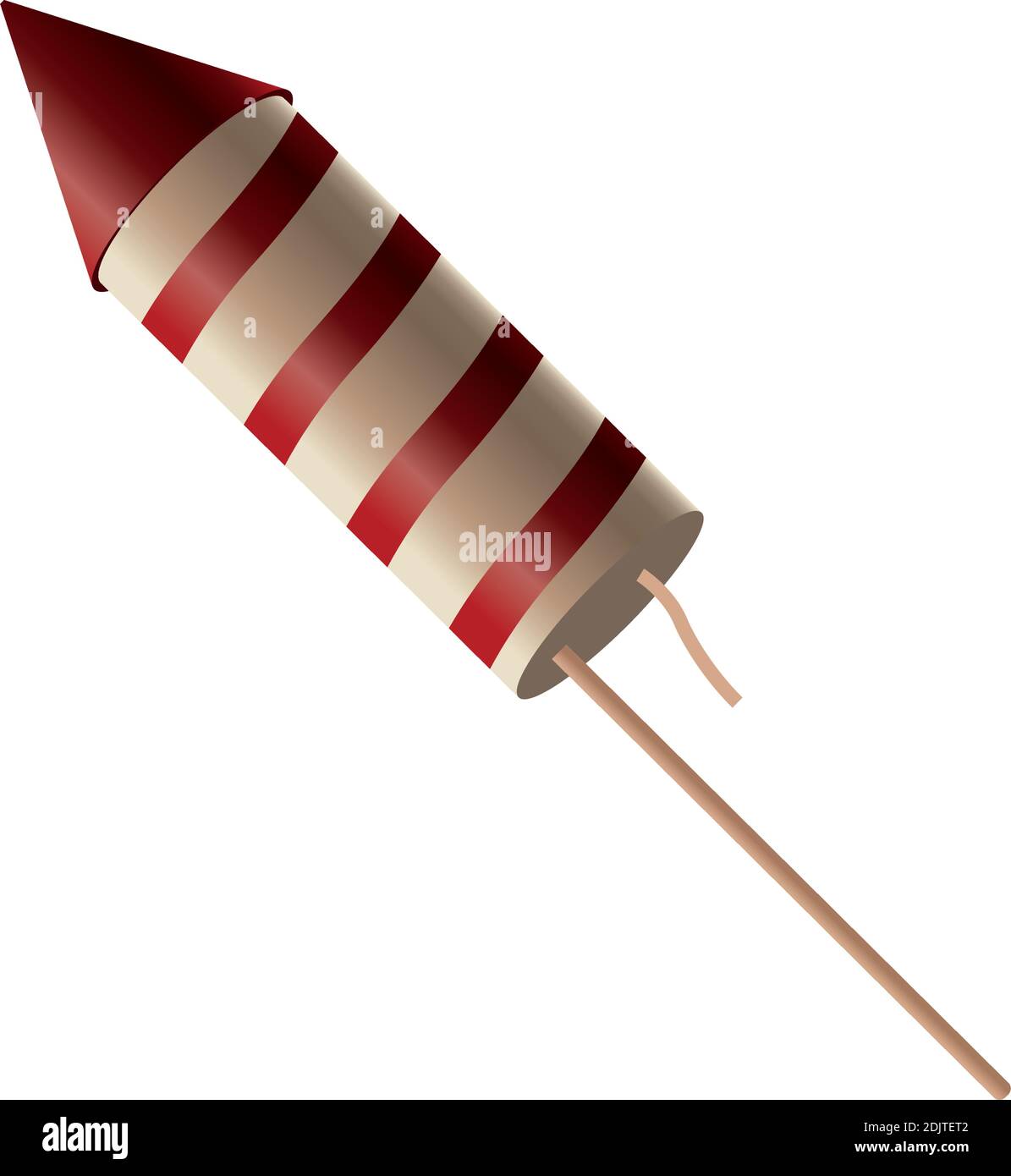 firework rocket celebration party icon vector illustration design Stock ...