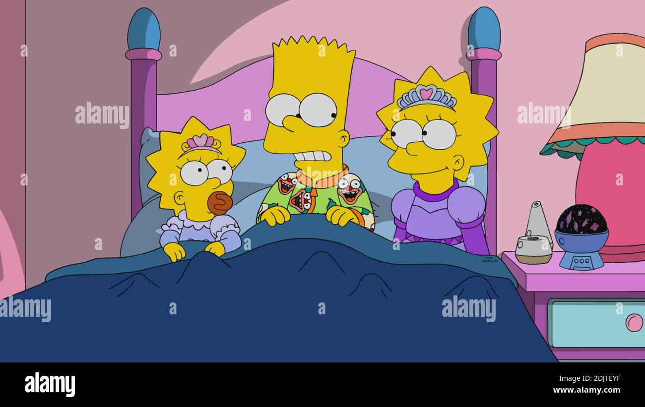 THE SIMPSONS, from left: Maggie Simpson, Bart Simpson (voice: Nancy ...