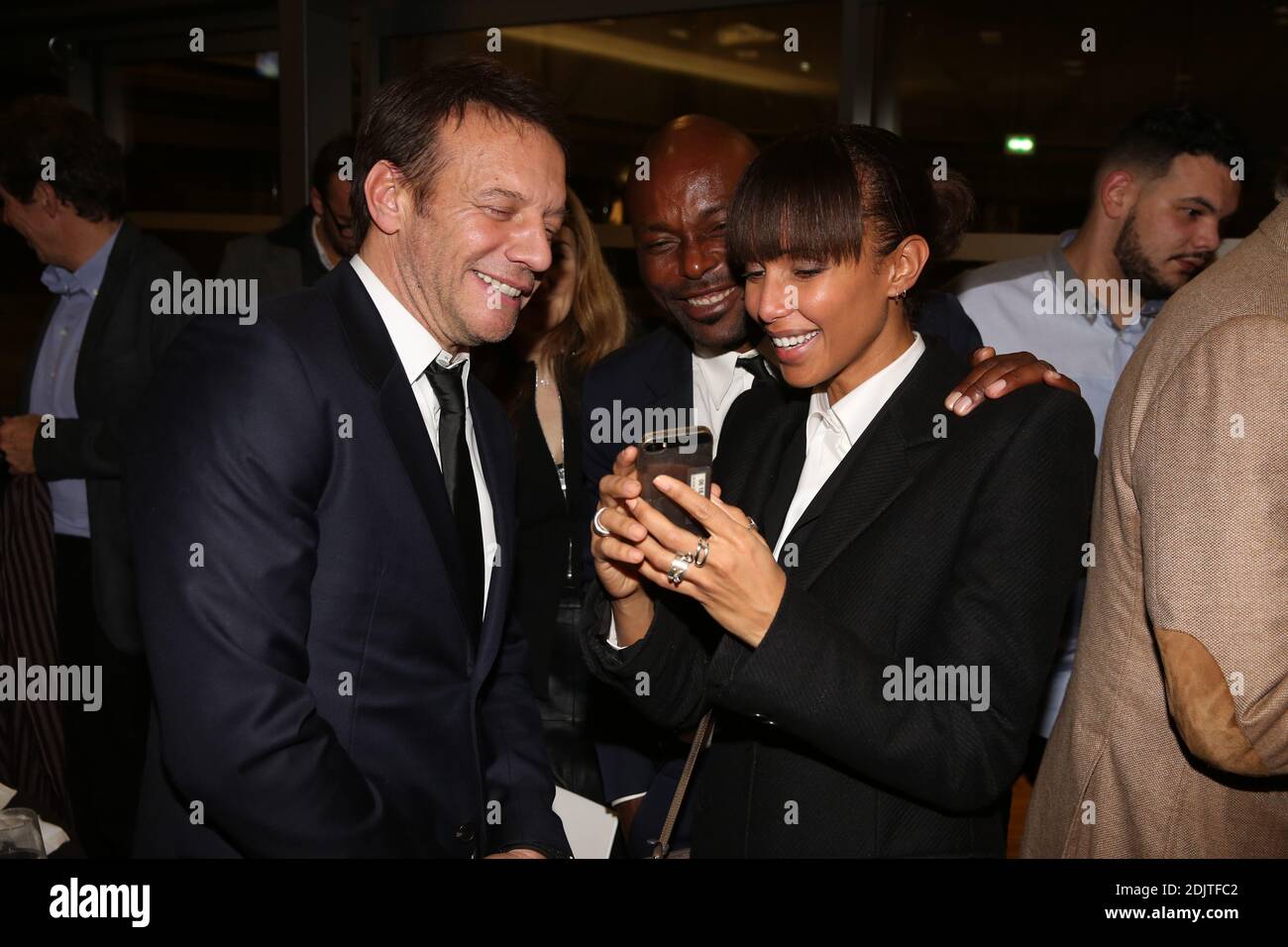 Samuel Le Bihan, Jimmy Jean-Louis, Sonia Rolland assistent a la soiree ...