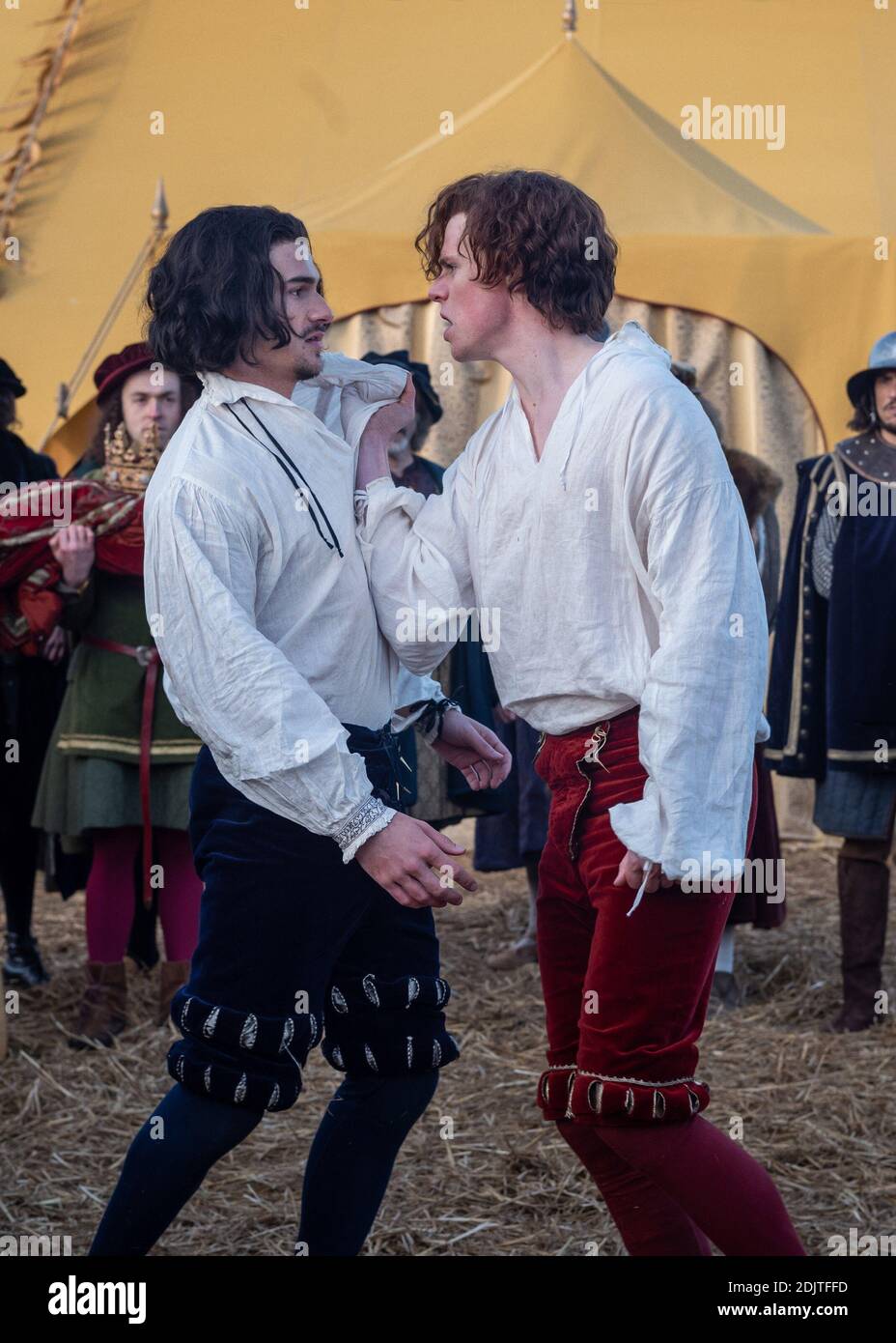 THE SPANISH PRINCESS, from left: Paul Forman as King Francis, Ruairi O ...