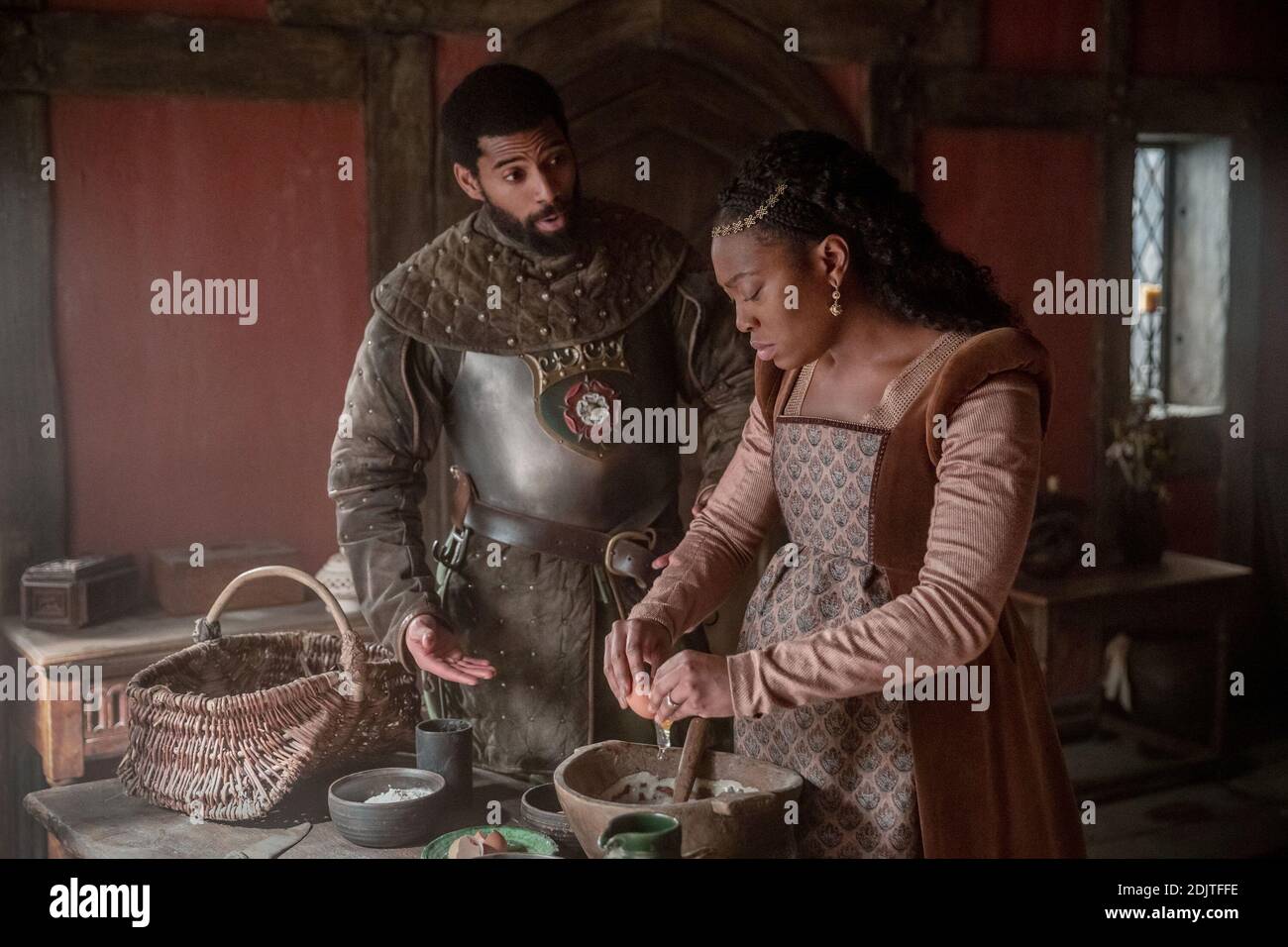 THE SPANISH PRINCESS, from left: Aaron Cobham as Oviedo, Stephanie Levi ...