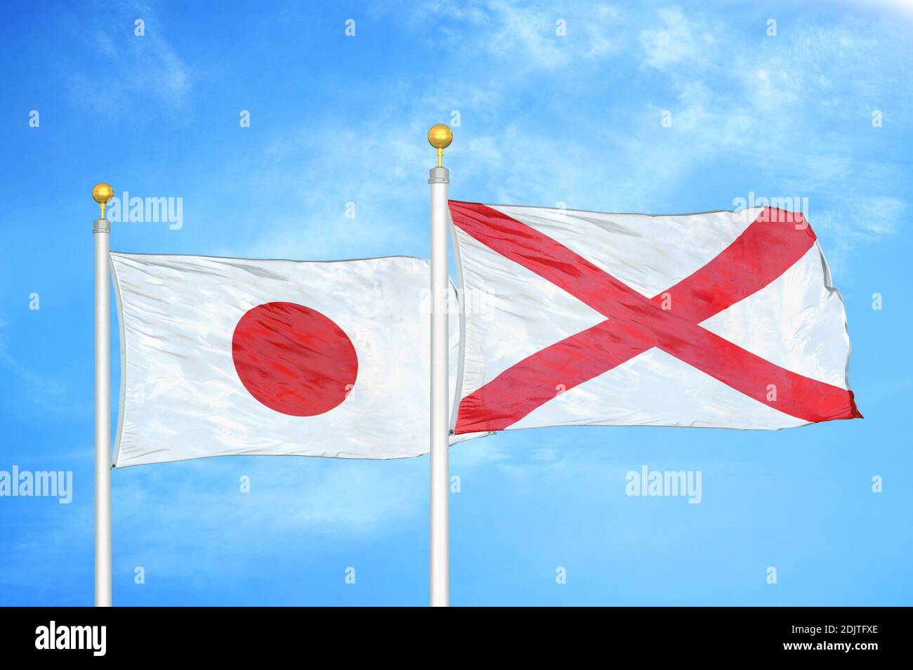 Japan northern ireland flag hi-res stock photography and images - Alamy