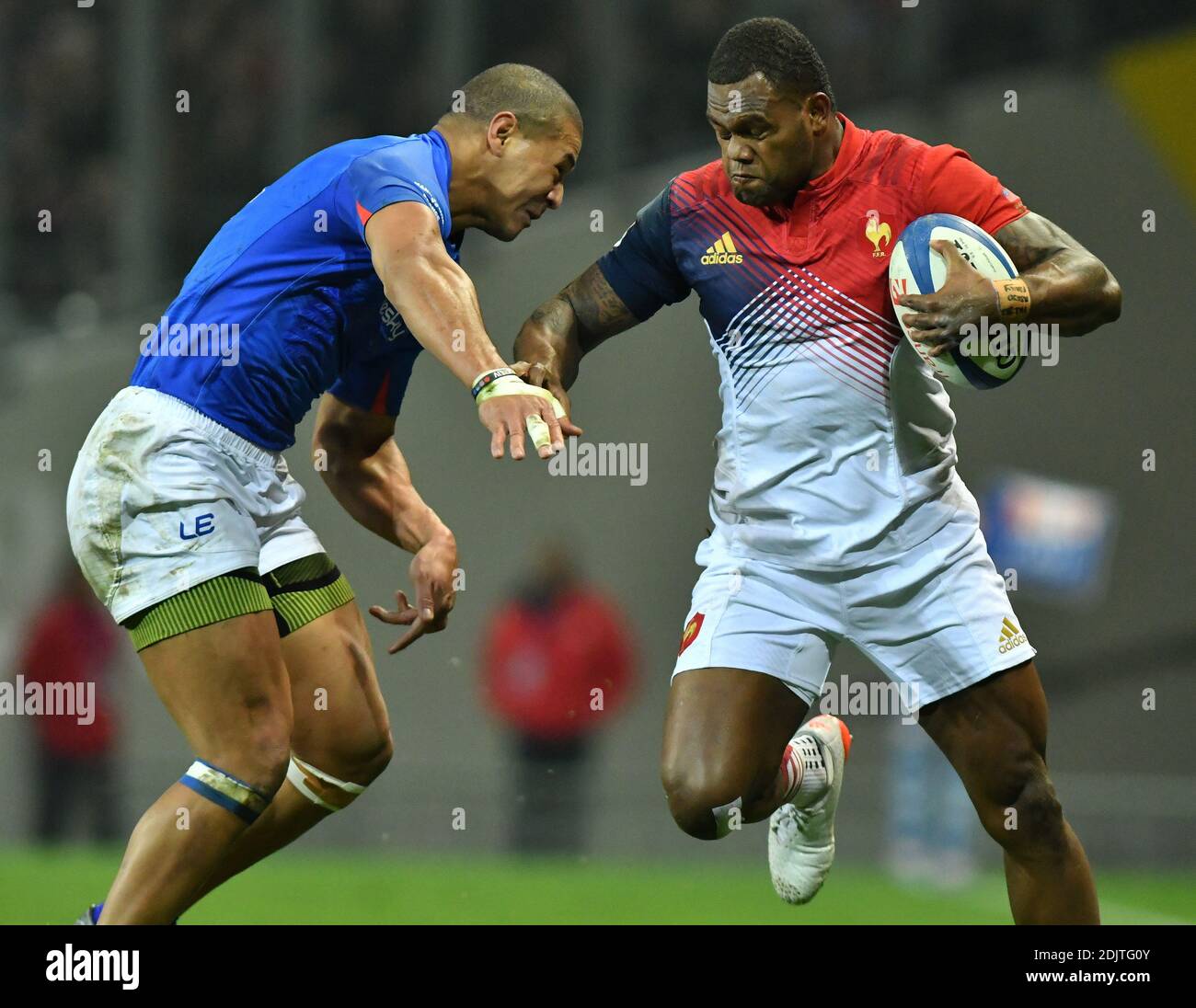 Virimi Vakatawa from France during the Rugby International Test match ...