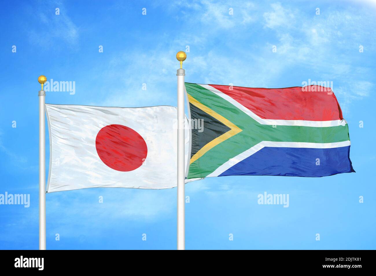 Japan flag africa hi-res stock photography and images - Alamy