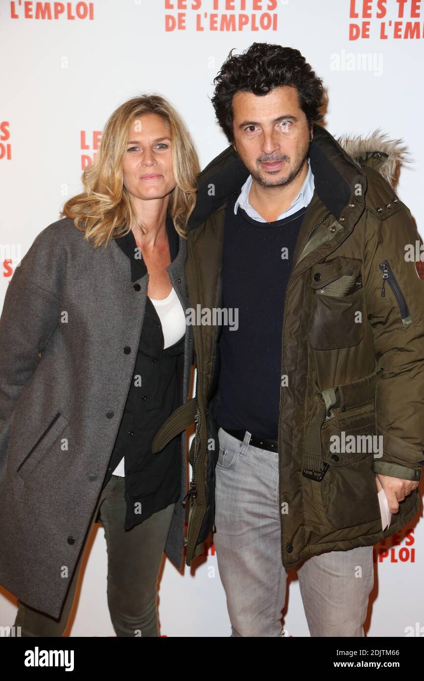 Sarah Lelouch et son mari David Marouani a la premiere du film Les ...