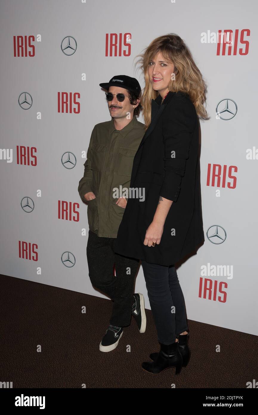 Daphne Burki and Gunther Love attending the premiere of 'Iris' held at ...