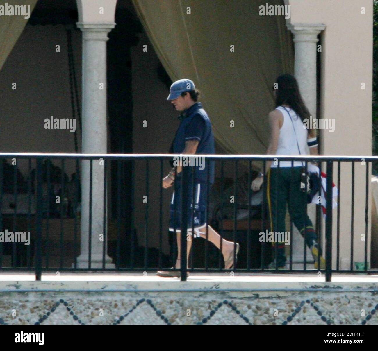 Latin crooner Alejandro Sanz takes a boat trip round Miami Bay with ...