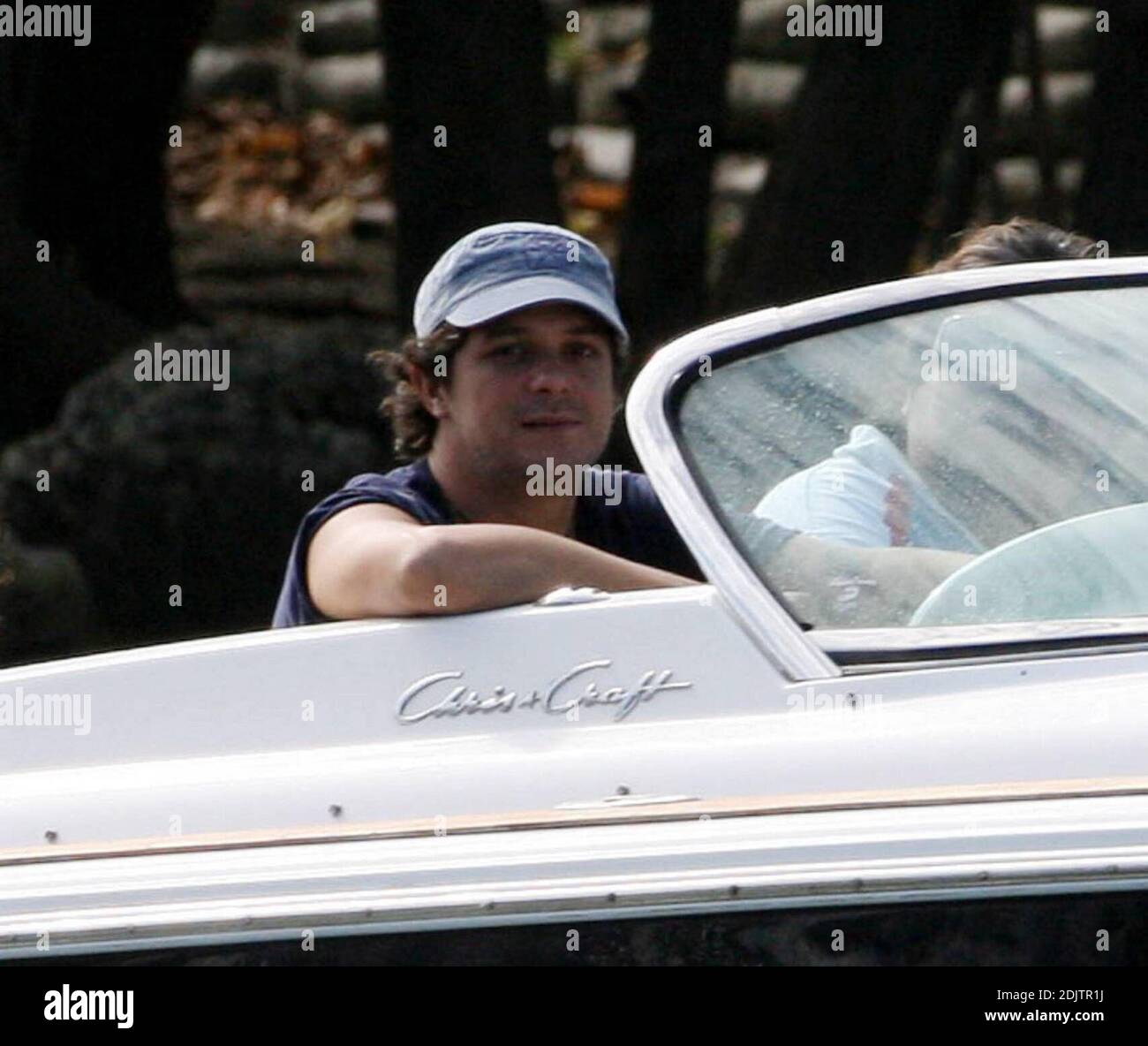 Latin crooner Alejandro Sanz takes a boat trip round Miami Bay with ...
