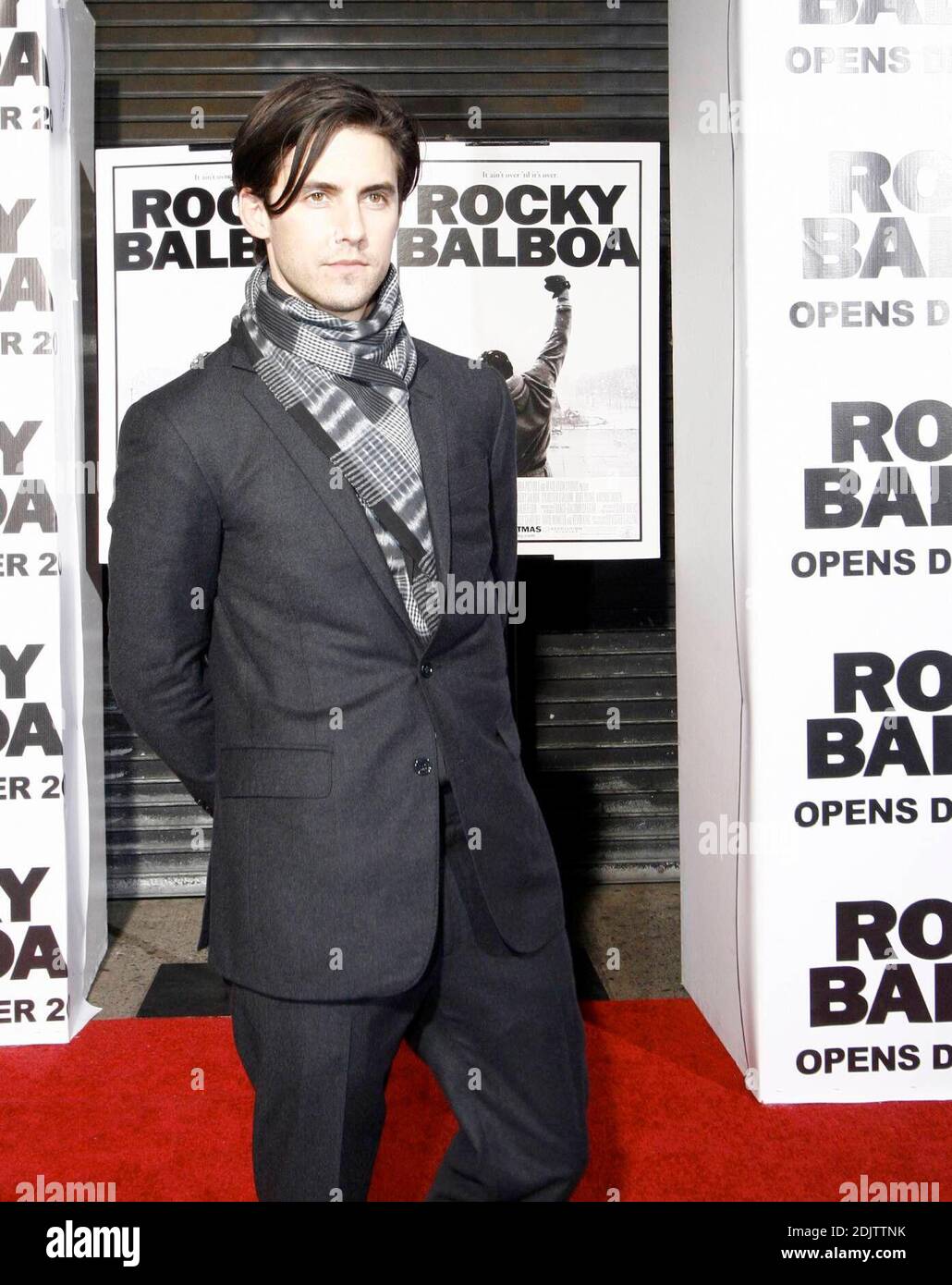 Actor Milo Ventimiglia at the Premiere of "Rocky Balboa" at the Prince ...