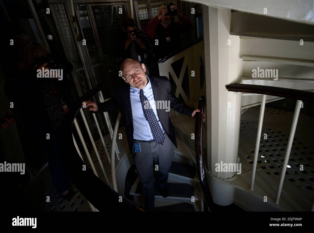 Shane Gallagher, construction manager at the Architect of the Capitol ...